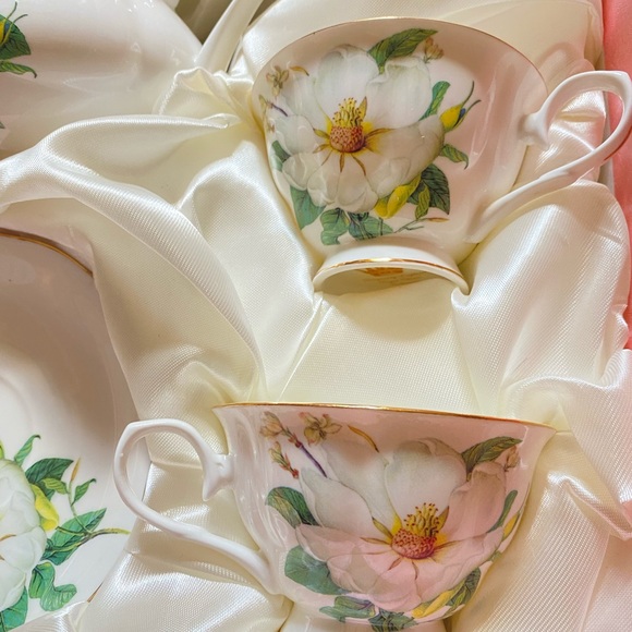 Dining | English Floral China Tea Set Designed By Englands Royal ...